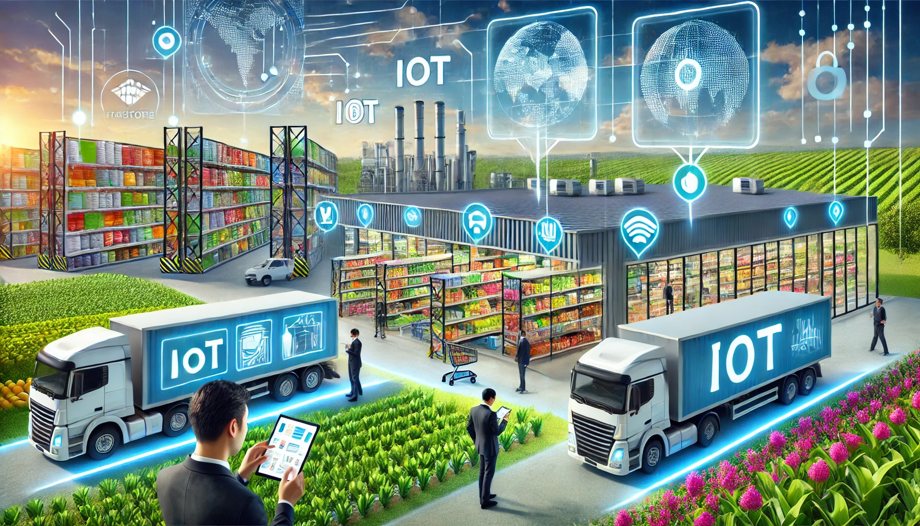 Supply Chain Digitalisation in a Supermarket Store Chain