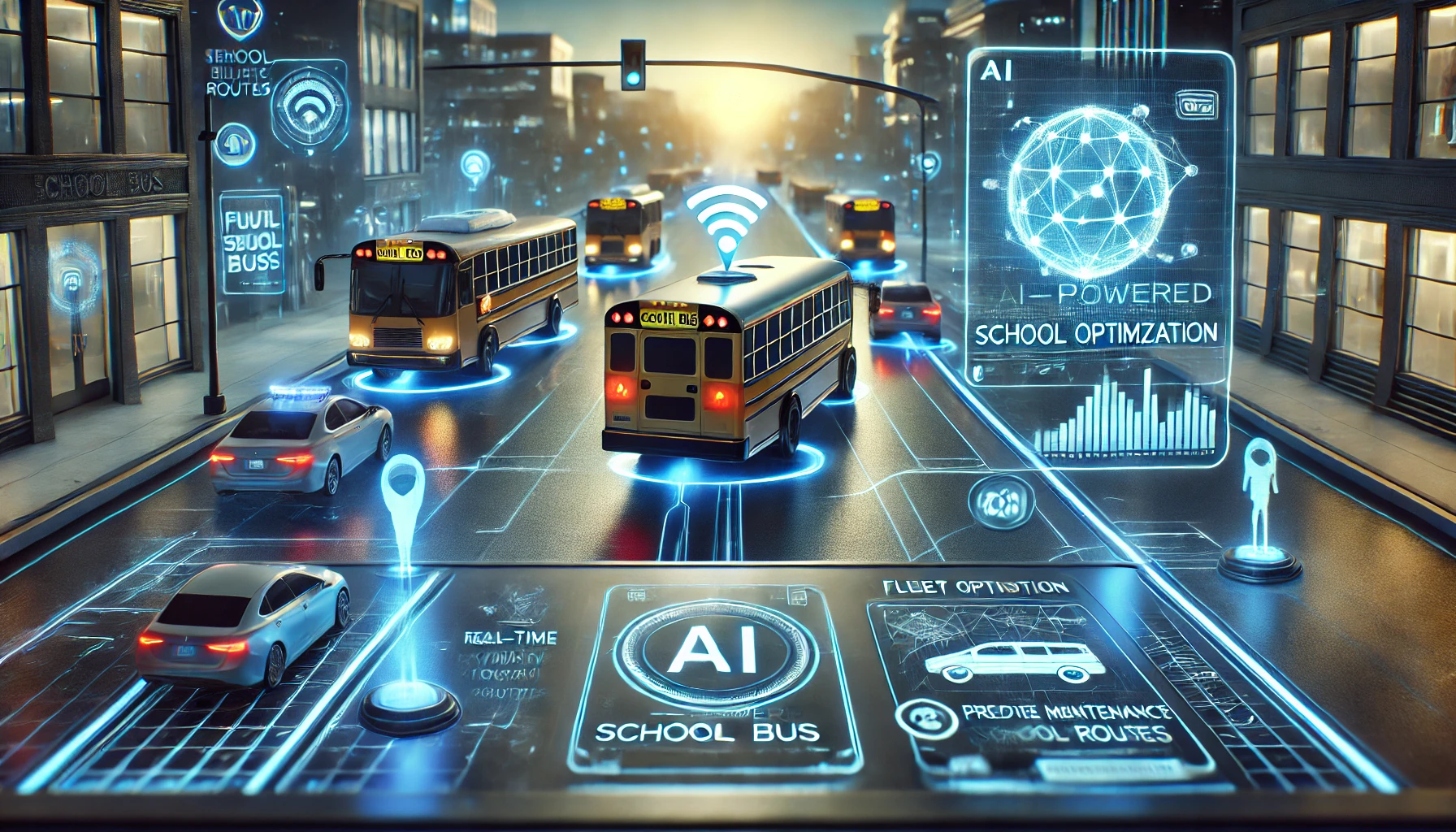 The Role of AI in School Bus Routing & Fleet Optimization