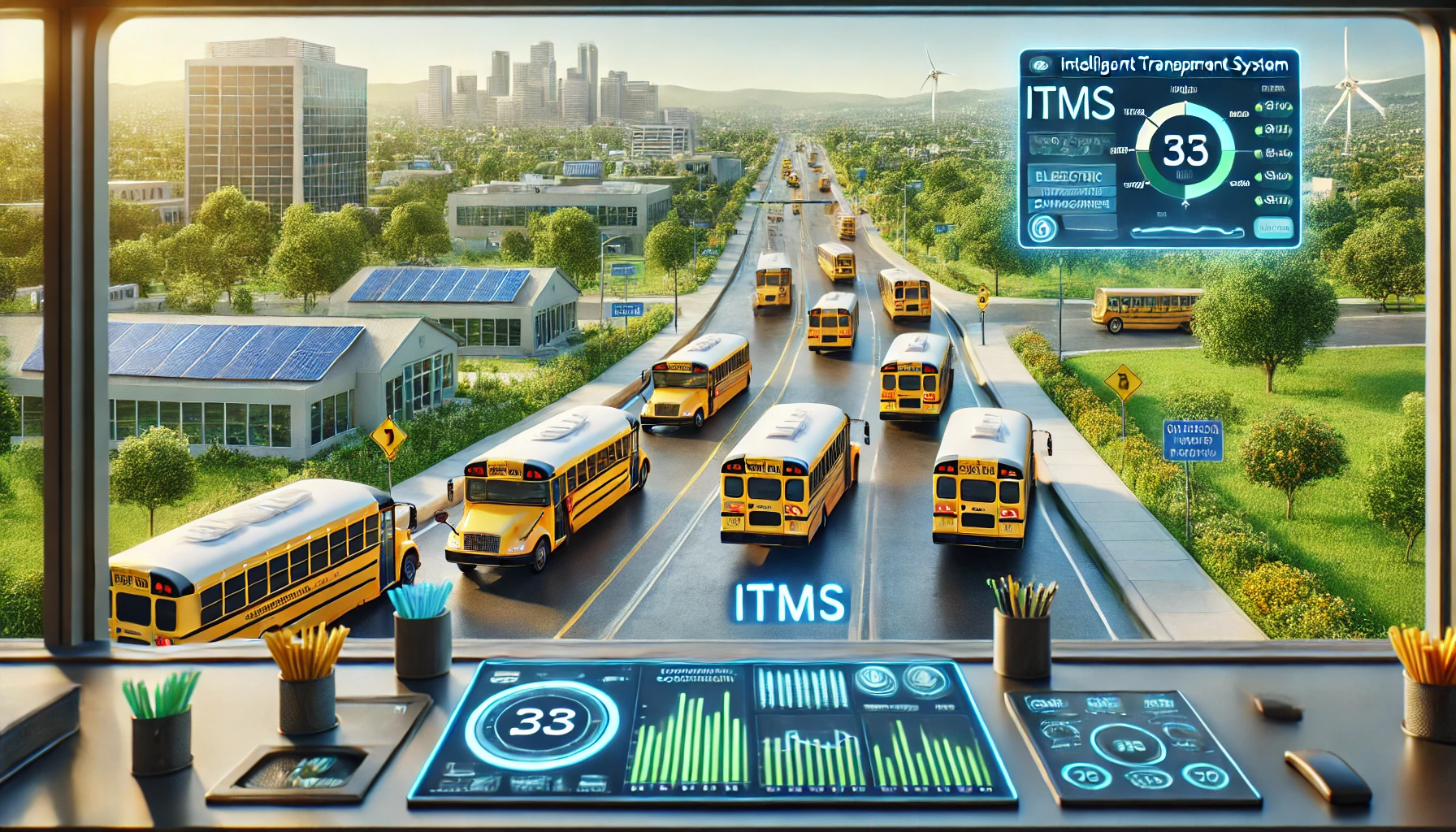 How ITMS Helps Reduce Carbon Footprint in School Transportation